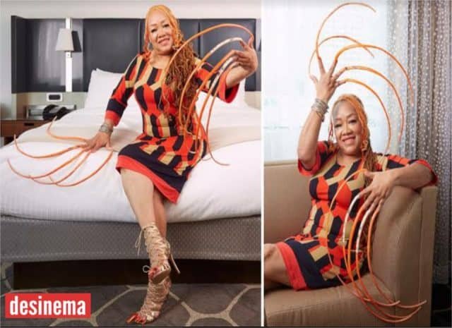 Texas-native Ayanna Williams finally cut her fingernails almost after ...