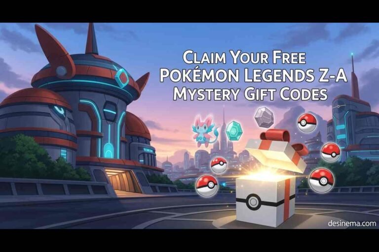 All Pokemon Legends Z-A Mystery Gift Codes (October 2025)