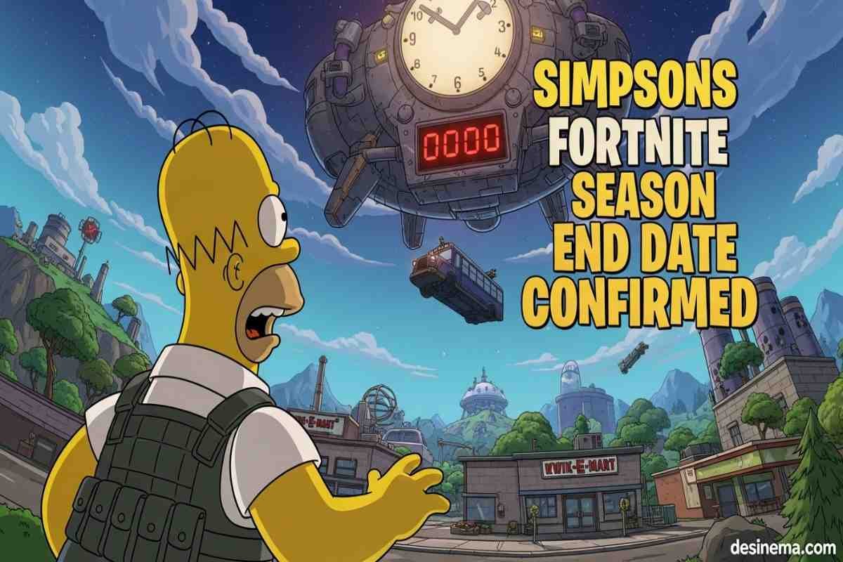 Simpsons Fortnite Season End Date: November 29, 2025 Details