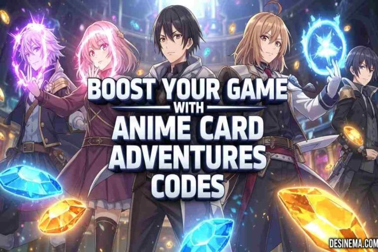 Active Anime Card Adventures codes for January 2026